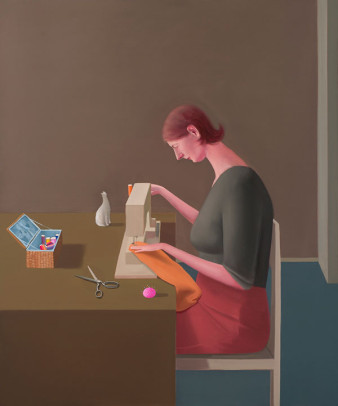 Prudence Flint & ‘Cut on the Cross’ Paintings - Brown Paper Bag