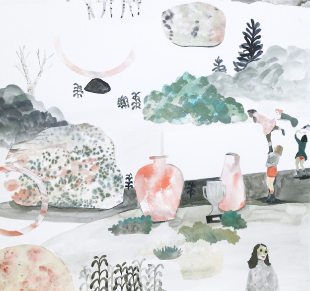 Sarah Burwash Draws “The Summit” - Brown Paper Bag