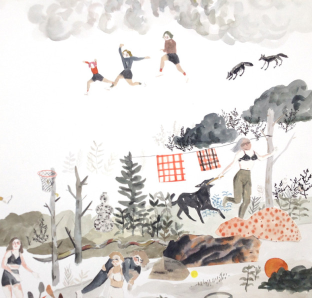 Sarah Burwash Draws “The Summit” - Brown Paper Bag