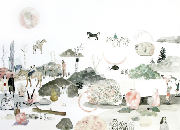 Sarah Burwash Draws “The Summit” - Brown Paper Bag