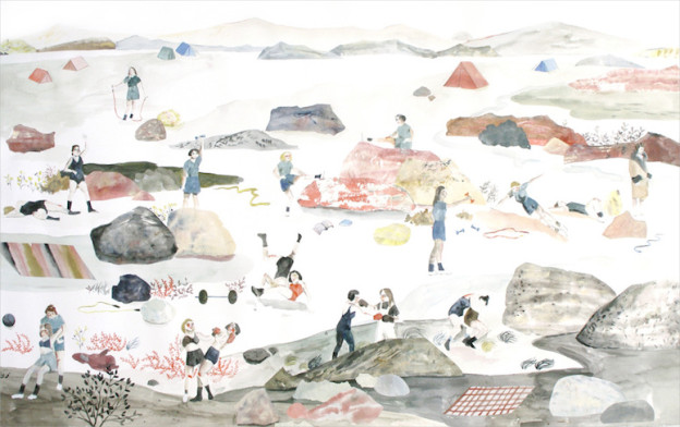 Sarah Burwash Draws “The Summit” - Brown Paper Bag