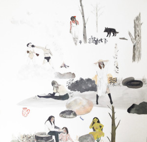 Sarah Burwash Draws “The Summit” - Brown Paper Bag