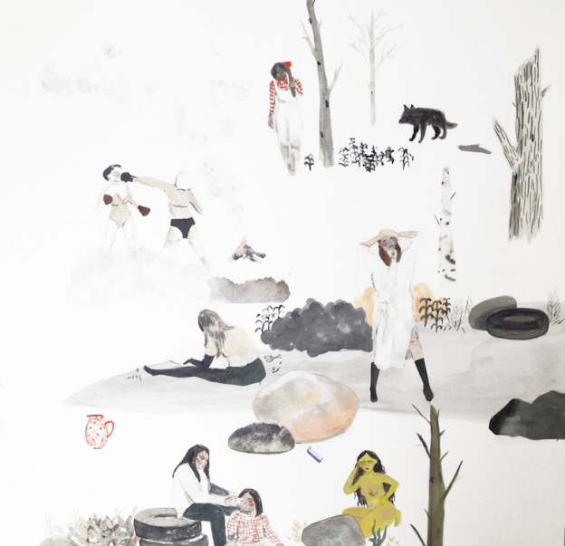 Sarah Burwash Draws “The Summit” - Brown Paper Bag