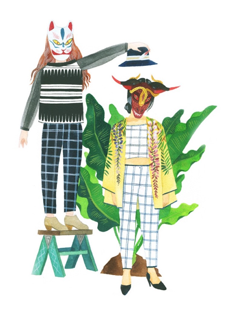 Stacey Rozich’s Paintings Are a Pattern-Filled Cultural Mash Up - Brown ...