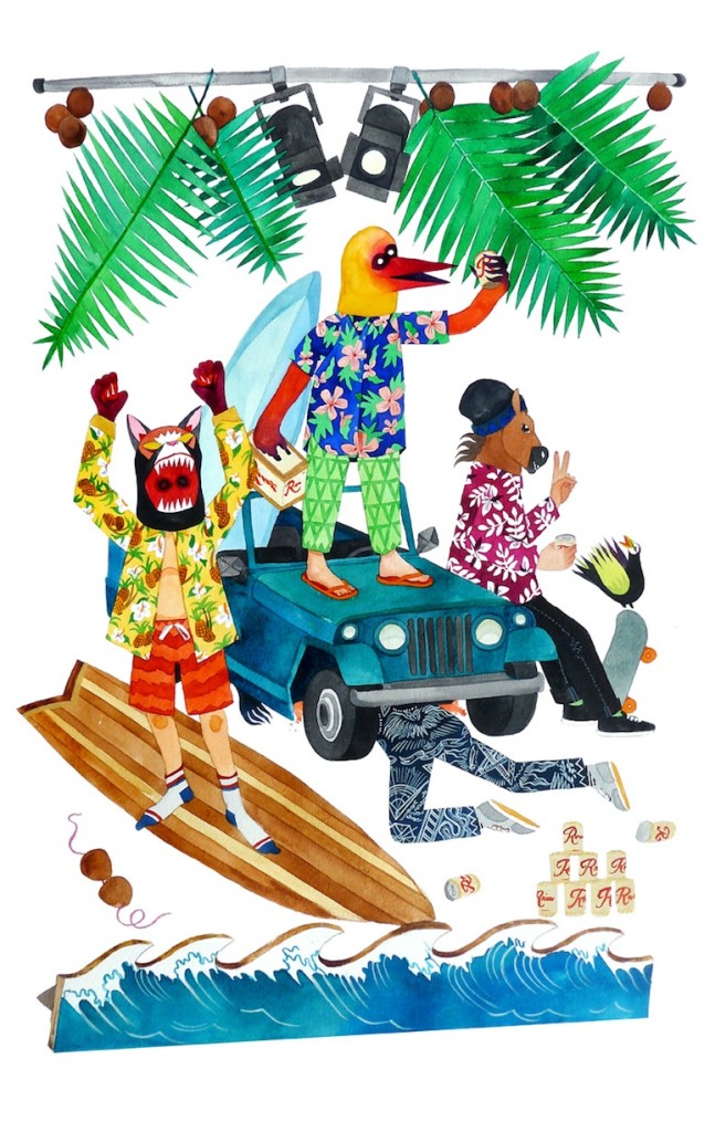 Stacey Rozich’s Paintings Are a Pattern-Filled Cultural Mash Up - Brown ...