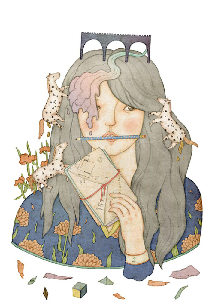 Whooli Chen’s Illustrations of Palm-Sized Ponies and Tigers in Jars ...