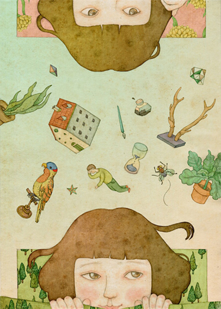 Whooli Chen’s Illustrations of Palm-Sized Ponies and Tigers in Jars ...