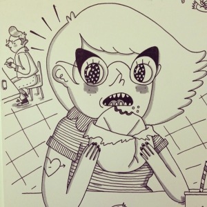 Illustrators with Ink: Tuesday Bassen - Brown Paper Bag