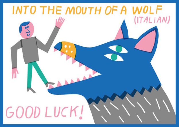 10 Amusingly Illustrated Idioms from around the World - Brown Paper Bag