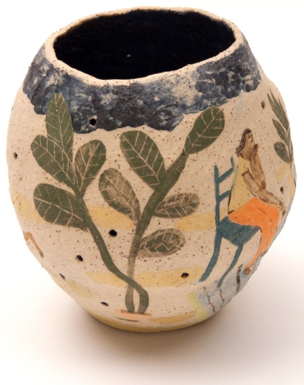 Laura Bird’s Figurative Stoneware Sculptures - Brown Paper Bag