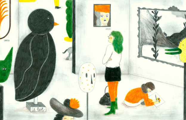 Daniela Tieni’s Intriguing Illustrations Feel like Film Stills - Brown ...
