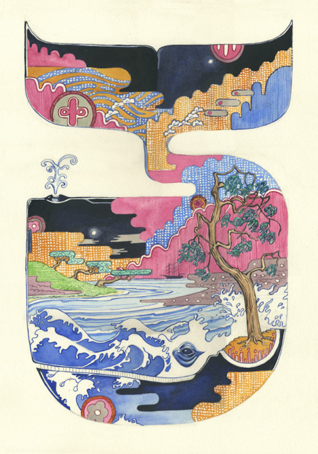 Elegant Illustrations of Animal Hybrids with Landscapes Bodies - Brown ...