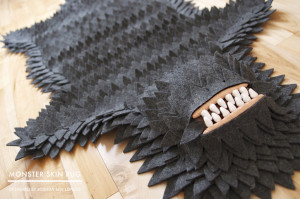 Bear Skin Rug? Nahhh. How About a Monster Skin Rug? - Brown Paper Bag