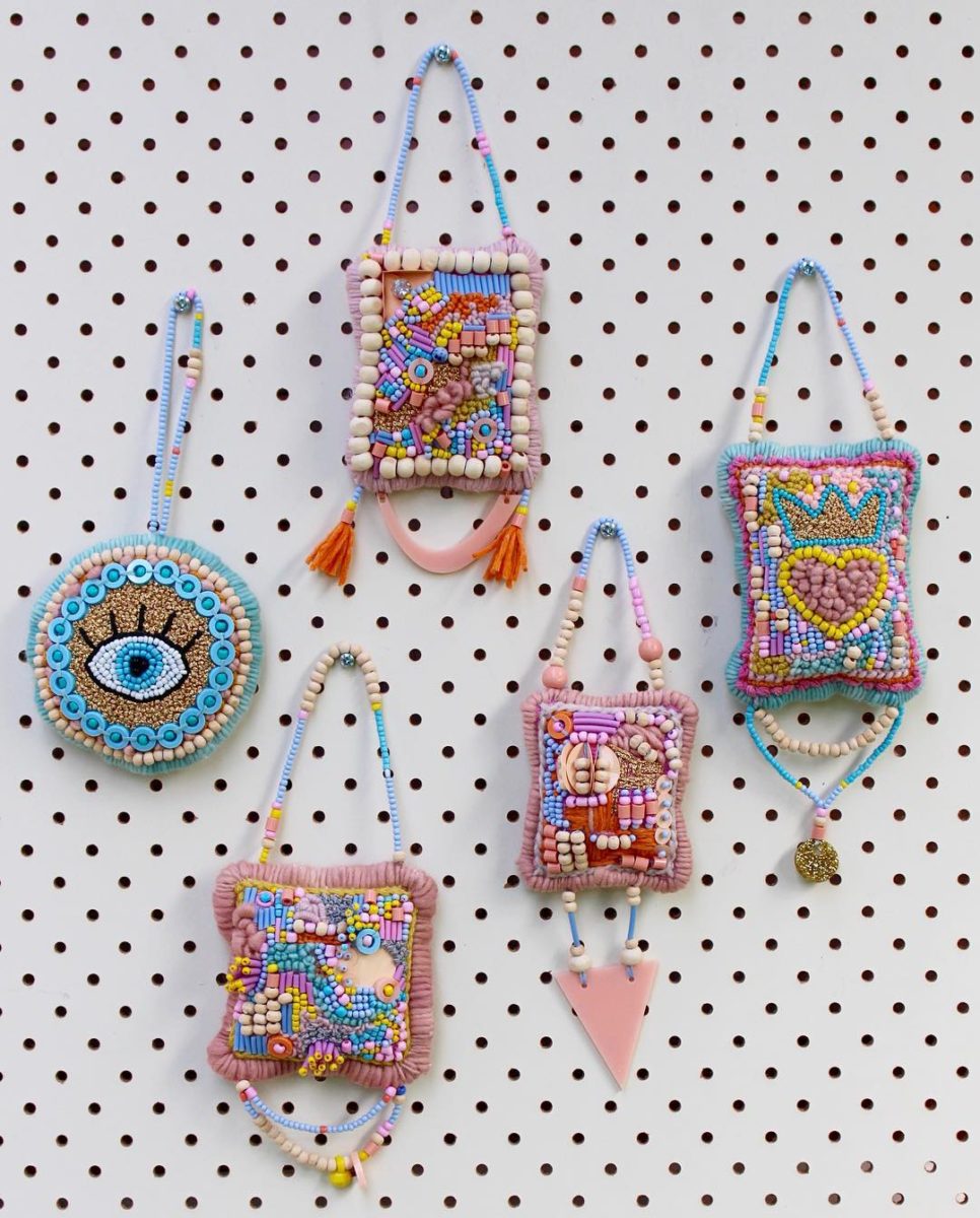 Tiny “Trinkets” Come to Life with Elaborate Sculptural Beading - Brown ...