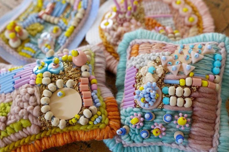 Tiny “Trinkets” Come to Life with Elaborate Sculptural Beading - Brown ...