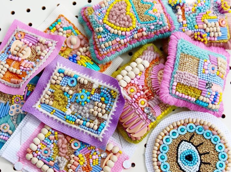 Tiny “Trinkets” Come to Life with Elaborate Sculptural Beading - Brown ...