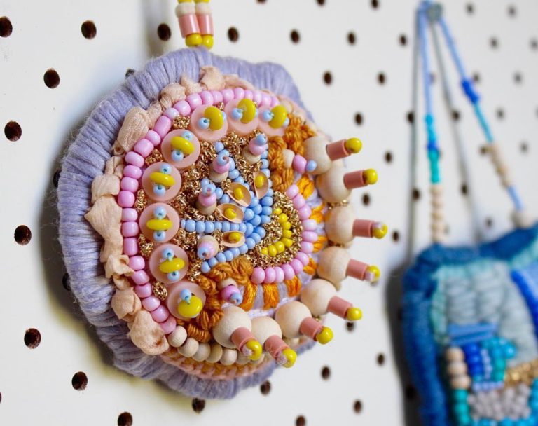 Tiny “Trinkets” Come to Life with Elaborate Sculptural Beading - Brown ...