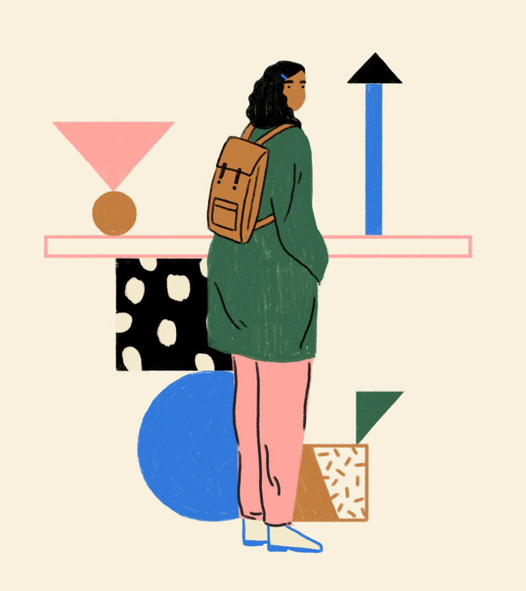 Digital Illustration by Abbey Lossing and the Benefits of Tidying Up