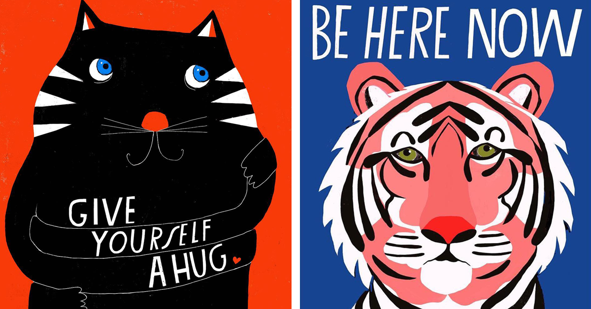 Inspiring Illustrations with Hand Lettering are PSAs for Your Every Day