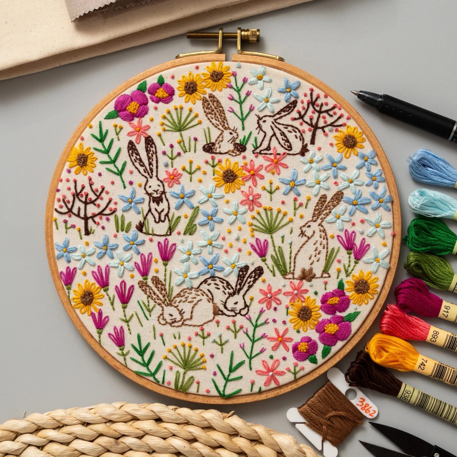 12 Hand Embroidery Patterns to Celebrate Spring