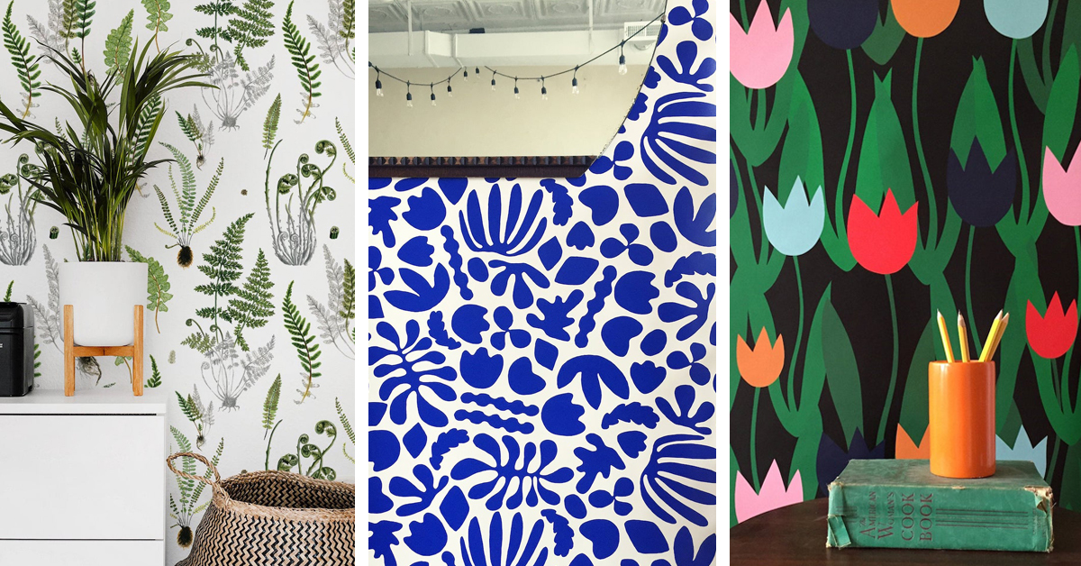 10+ Stylish Removable Wallpaper Patterns Adding Pizzazz to Your Home