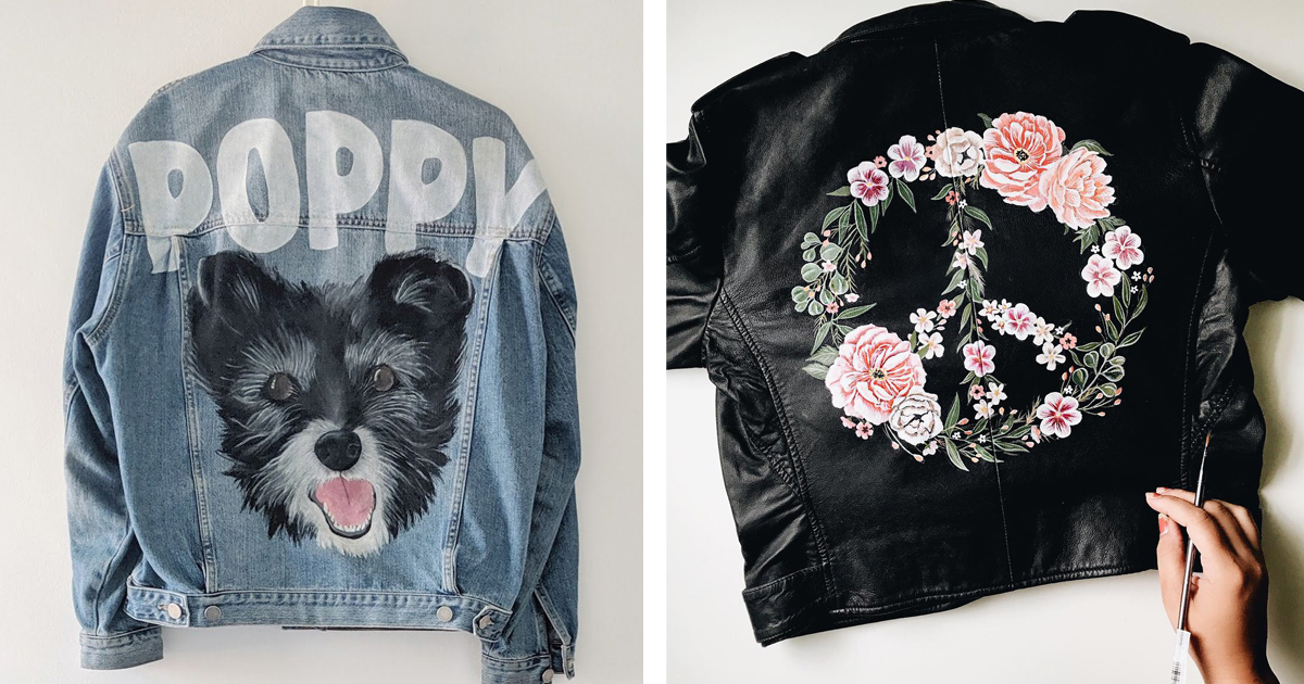 Custom Jackets With Illustrations That Make Them Wearble Art