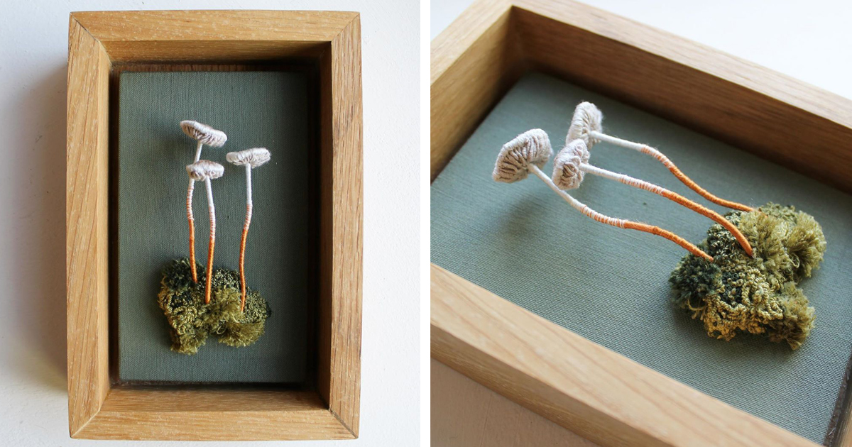 3D Embroidery Imagines Nature Imagery Beyond the Hoop