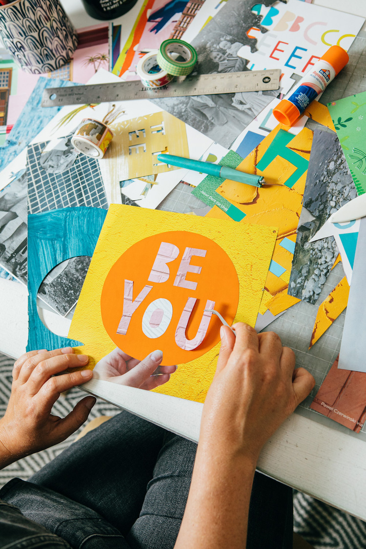 Get Your Creative Juices Flowing With This Handy ‘Collage Kit’ - Brown ...