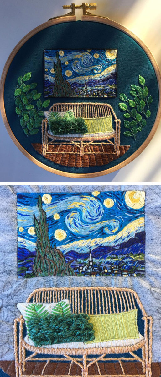 Exquisite Embroideries Capture the Tiny Details That Make Interior ...