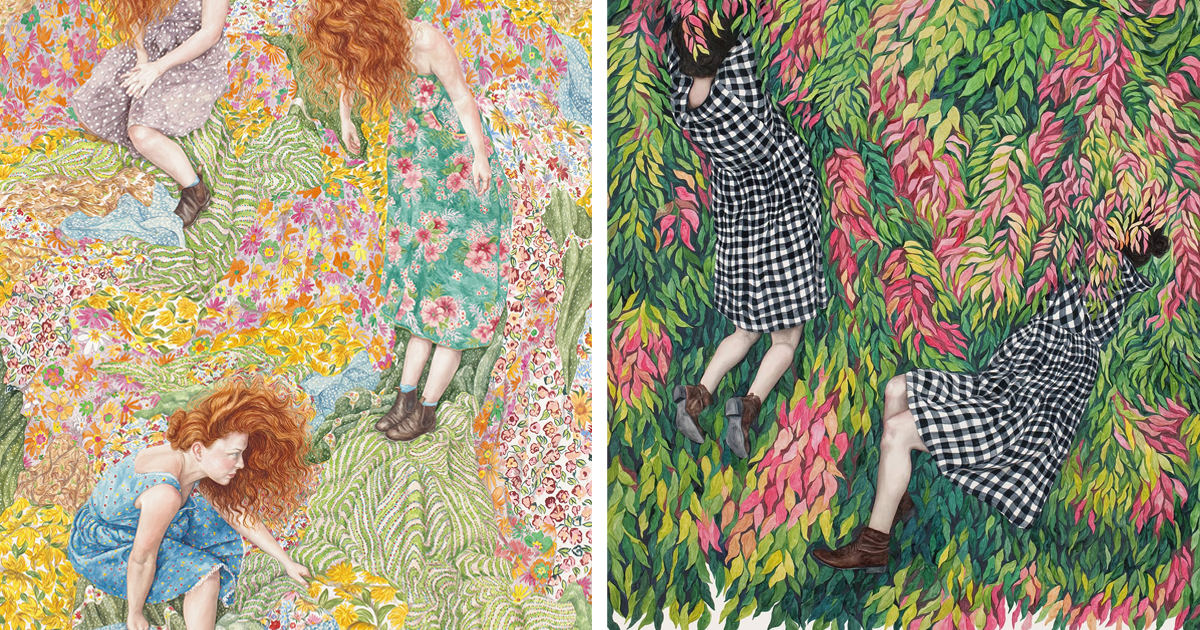 Gorgeous Monica Rohan Art of Women Moving, Yet Stuck