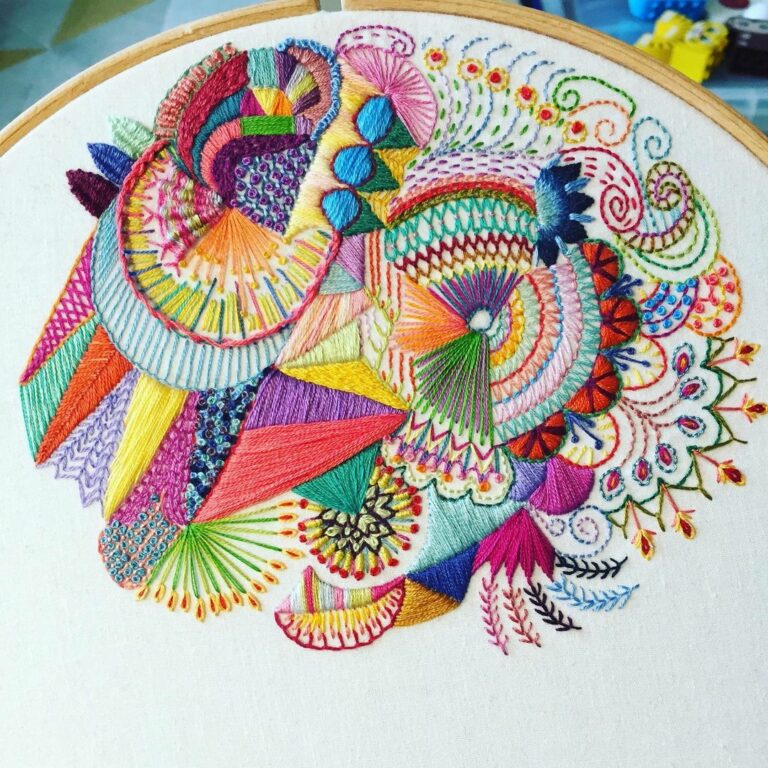 Improve Your Stitching When You Treat Embroidery Like Pringles - Brown ...