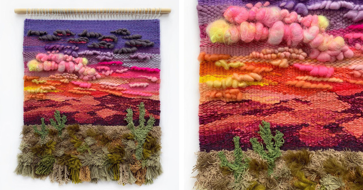 Landscape Weavings Celebrate Beautiful Vistas From Mountain to Sea