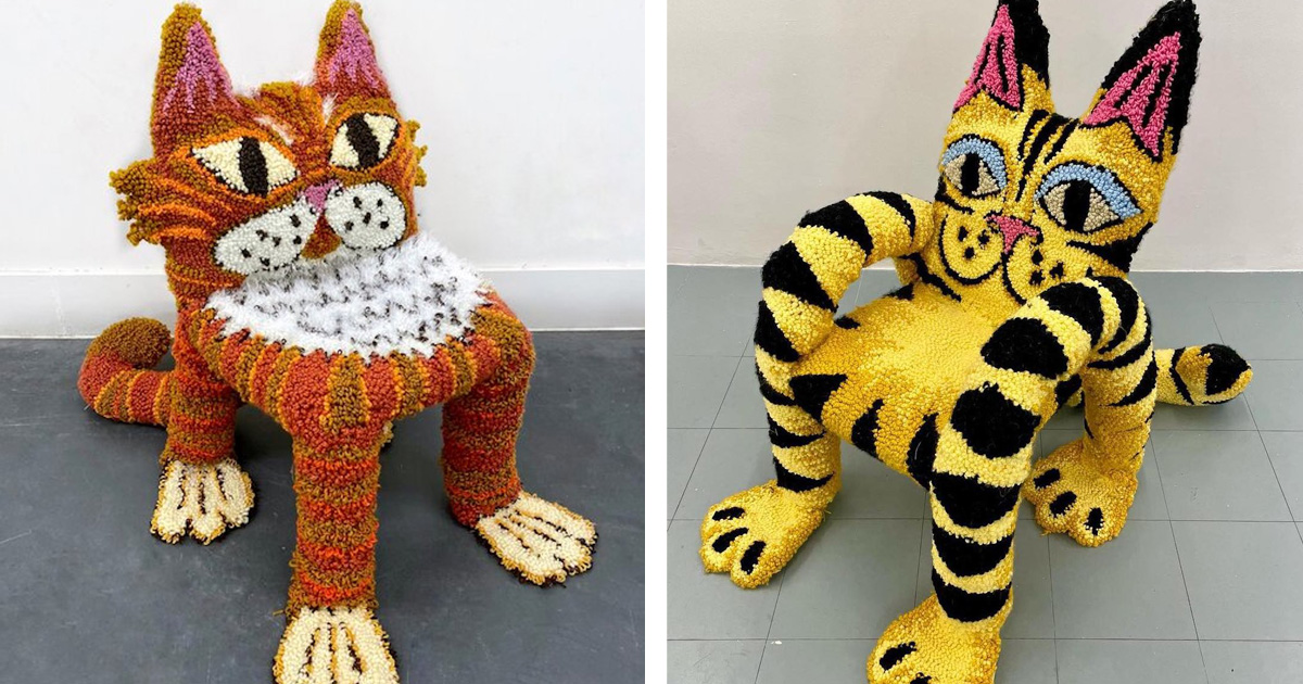 Tufted Cat Chairs Are a Purrfect Way to Adorn Your Space