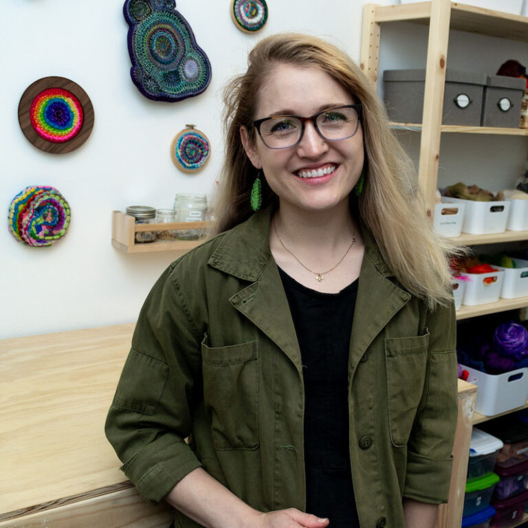 Needle-Felted Fiber Art Inspired by the Forest Floor