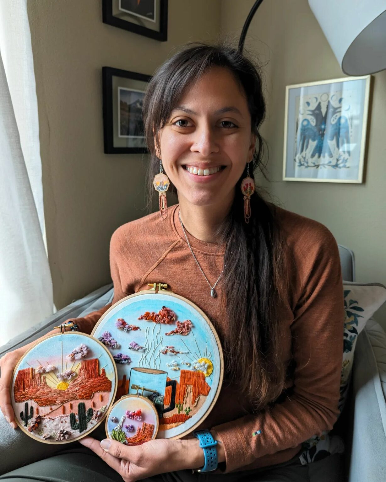 How Embroiderer Honors the National Parks a Stitch at a Time