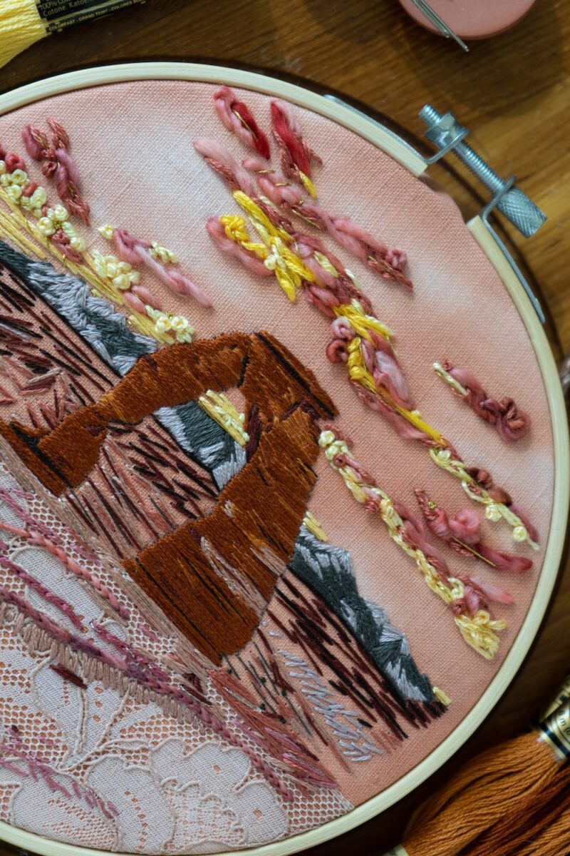 How Embroiderer Honors the National Parks a Stitch at a Time