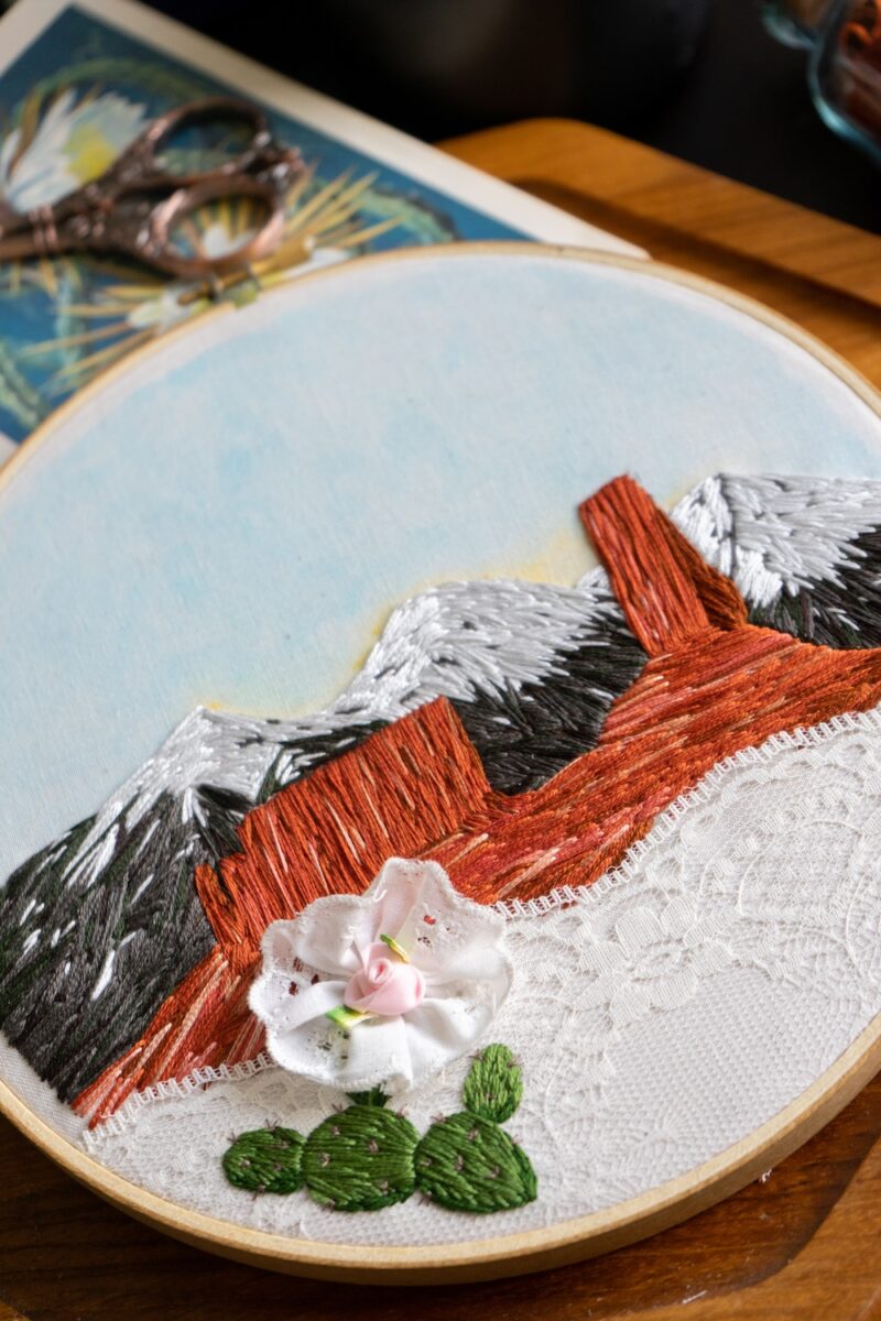 How Embroiderer Honors the National Parks a Stitch at a Time